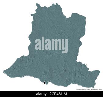 Basse-Kotto, prefecture of Central African Republic. Open Street Map ...