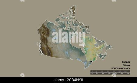 Map of the capital city Ottawa with main streets, rivers, lakes, urban ...