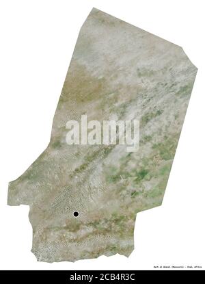 Barh el Ghazel, region of Chad. High resolution satellite map Stock ...