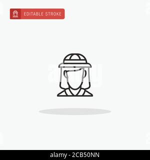 Zookeeper icon vector. Zookeeper icon for presentation Stock Vector ...