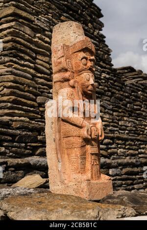 Maya Stone Statue from Mexico: Ancient Corn Divinity Stock Photo - Alamy