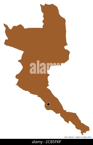 Niari, region of Republic of Congo. Patterned solids with lakes and ...