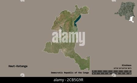 Shape of Haut-Katanga, province of Democratic Republic of the Congo ...