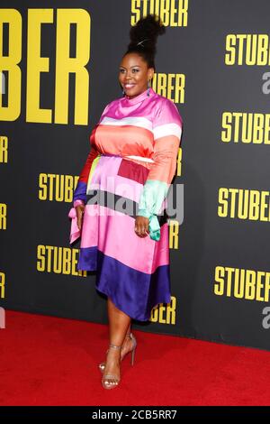 LOS ANGELES - JUL 10: Amber Chardae Robinson at the "Stuber" Premiere ...