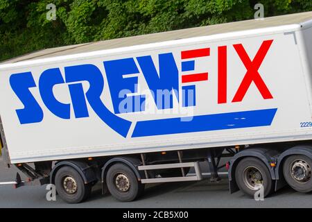 Screwfix Haulage delivery trucks, lorry, transportation, truck, cargo ...