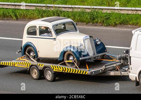 Old Vintage Standard Saloon Cars on Display at Oulton Park Motor Racing ...