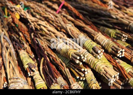 czech easter rods background (part of czech tradition Stock Photo - Alamy