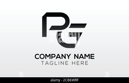 Initial PG Letter Logo With Creative Modern Business Typography Vector ...