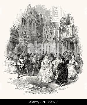 MAY DAY GARLANDS Stock Photo - Alamy