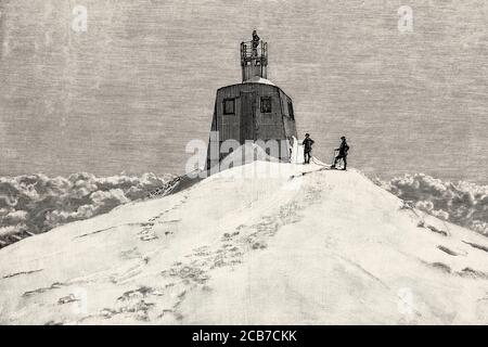 Jules Pierre Cesar Janssen (1824-1907) French astronomer at the ...