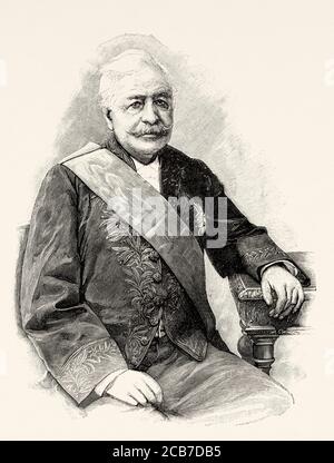 Suez Canal, Ferdinand de Lesseps Statue Stock Photo - Alamy