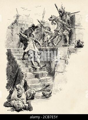 Illustration for The Three Musketeers by Alexandre Dumas (1802-1870 ...