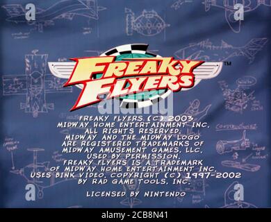 Freaky Flyers - Nintendo Gamecube Videogame - Editorial use only Stock ...
