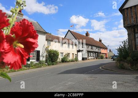 Debenham, a pretty village in rural Suffolk, in East Anglia, England ...