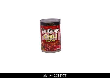 Van Camps Chili with Beans Stock Photo - Alamy