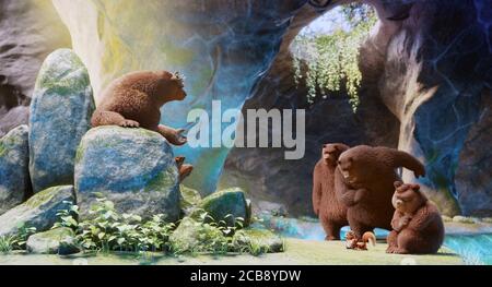 LATTE & THE MAGIC WATERSTONE, from left: Tjum, Latte, 2019. © Netflix ...