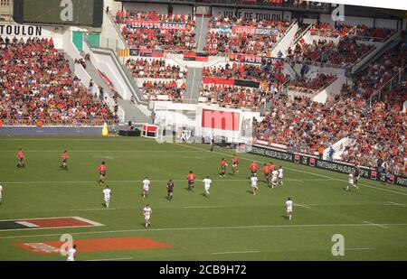 Toulon vs Pau rugby match at the Mayol Toulon stadium Stock Photo - Alamy