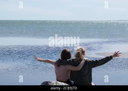 A true friendship Stock Photo - Alamy