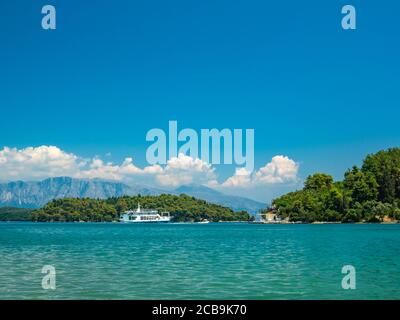 Nidri resort in Lefkas island Greece Stock Photo - Alamy