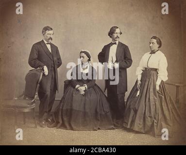 A photograph of Queen Emma of Hawaii from 1865, taken by H. L. Chase ...