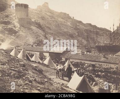 The Port of Balaklava, Crimea 1855 Stock Photo - Alamy