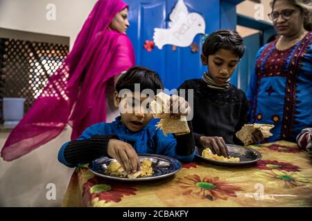 Orphans in an Christian orphanage with school in the largest Christian ...