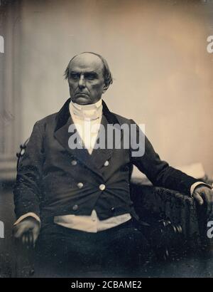 A portrait photograph by Southworth & Hawes of Daniel Webster, one of ...