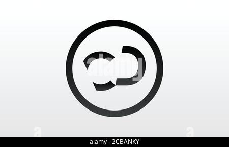 Initial CD Letter Logo With Creative Modern Business Typography Vector ...