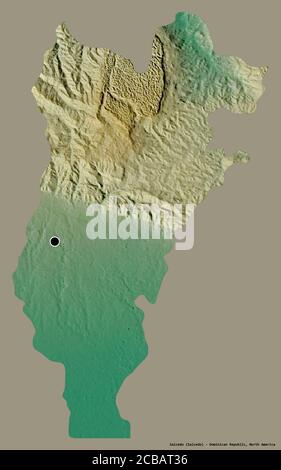 Salcedo, province of Dominican Republic. Solid color shape Stock Photo ...