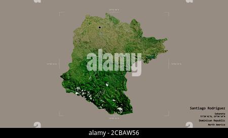 Zoom in on Santiago Rodríguez (province of Dominican Republic) outlined ...
