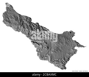 Carchi, province of Ecuador. Elevation map colored in wiki style with ...