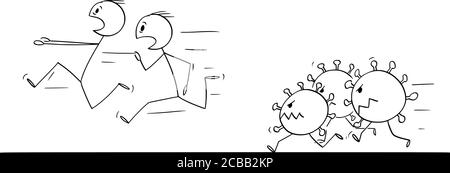 Corona virus covid 19 stickman explainer infographic. Viral spread news ...