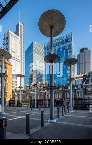 View of new 100 Liverpool Street building mixed use redevelopment near ...