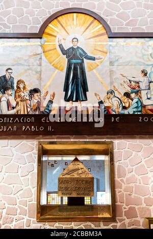 The remains of Saint Toribio Romo in the Sanctuary of Santa Ana de ...