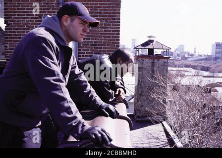USA. Seth Gilliam and Domenick Lombardozzi in the ©HBO TV series : The ...