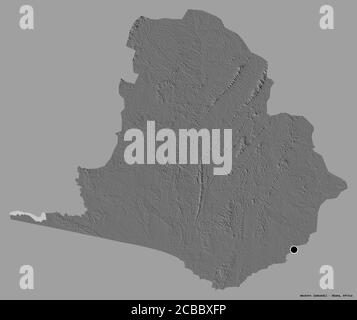 Western, region of Ghana. Solid color shape Stock Photo - Alamy