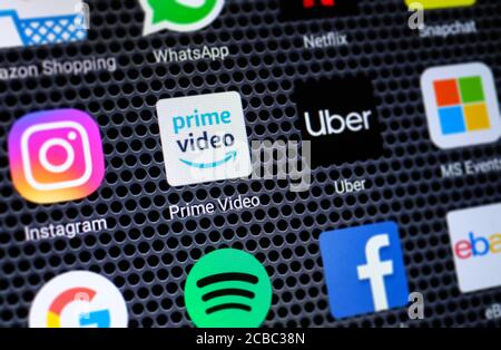 Amazon Prime Video app icon Stock Photo - Alamy