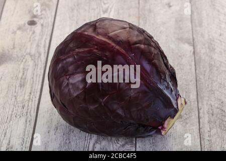 Red bright cabbage ready for cooking Stock Photo - Alamy