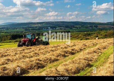 Drinagh, West Cork, Ireland. 12th Aug, 2020. Drinagh farmer George ...