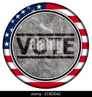 Vote icon. Internet button on white background Stock Photo - Alamy