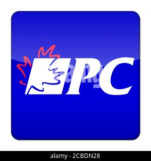 Progressive Conservative Party of Canada logo icon flag banner Stock ...