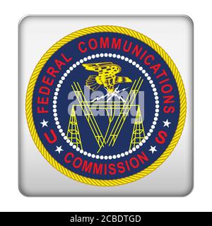 Federal Communications Commission logo icon Stock Photo - Alamy