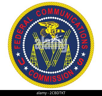Federal Communications Commission icon logo sign Stock Photo - Alamy