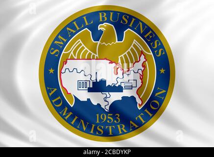 Small Business Administration icon logo Stock Photo - Alamy