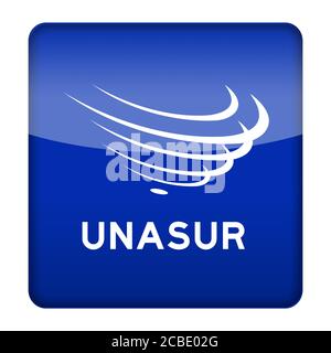 Union of South American Nations UNASUR USAN logo symbol Stock Photo - Alamy