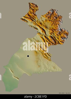 Arbil, province of Iraq. Solid color shape Stock Photo - Alamy