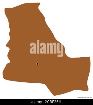 Dhi-Qar, province of Iraq. Patterned solids with lakes and rivers ...