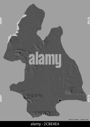 Tipperary, county of Ireland. Solid color shape Stock Photo - Alamy