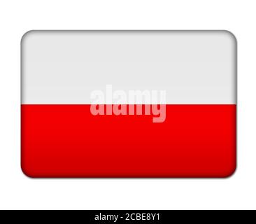 poland flag warsaw sign polish national symbol Stock Photo - Alamy