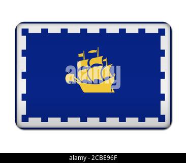 Flag of Quebec City Stock Photo - Alamy